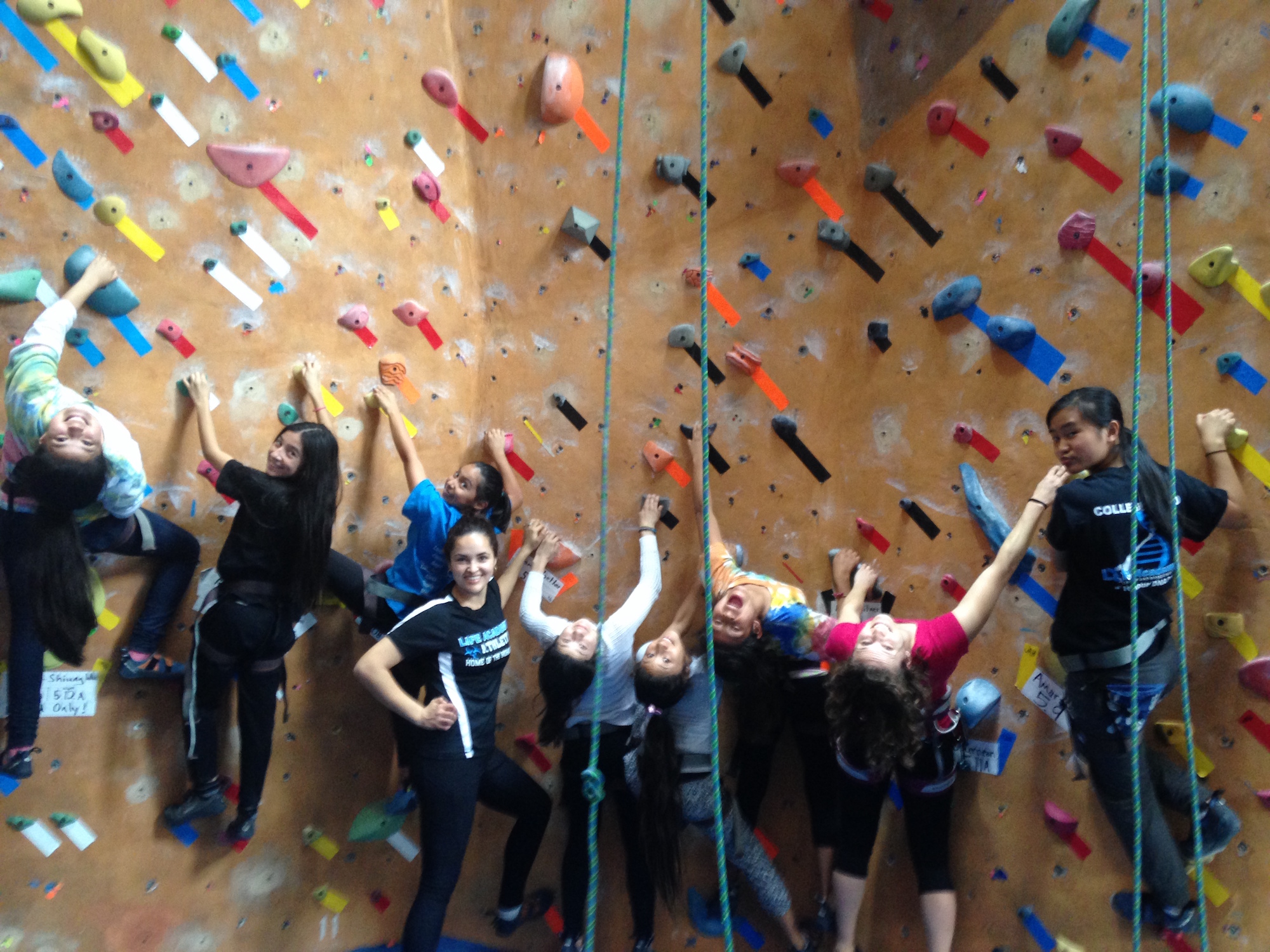 Life Academy Gets Up in the Air at Berkeley Ironworks - Touchstone Climbing